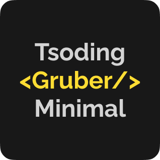 Tsoding Emacs Gruber Minimal - Visual Studio Marketplace